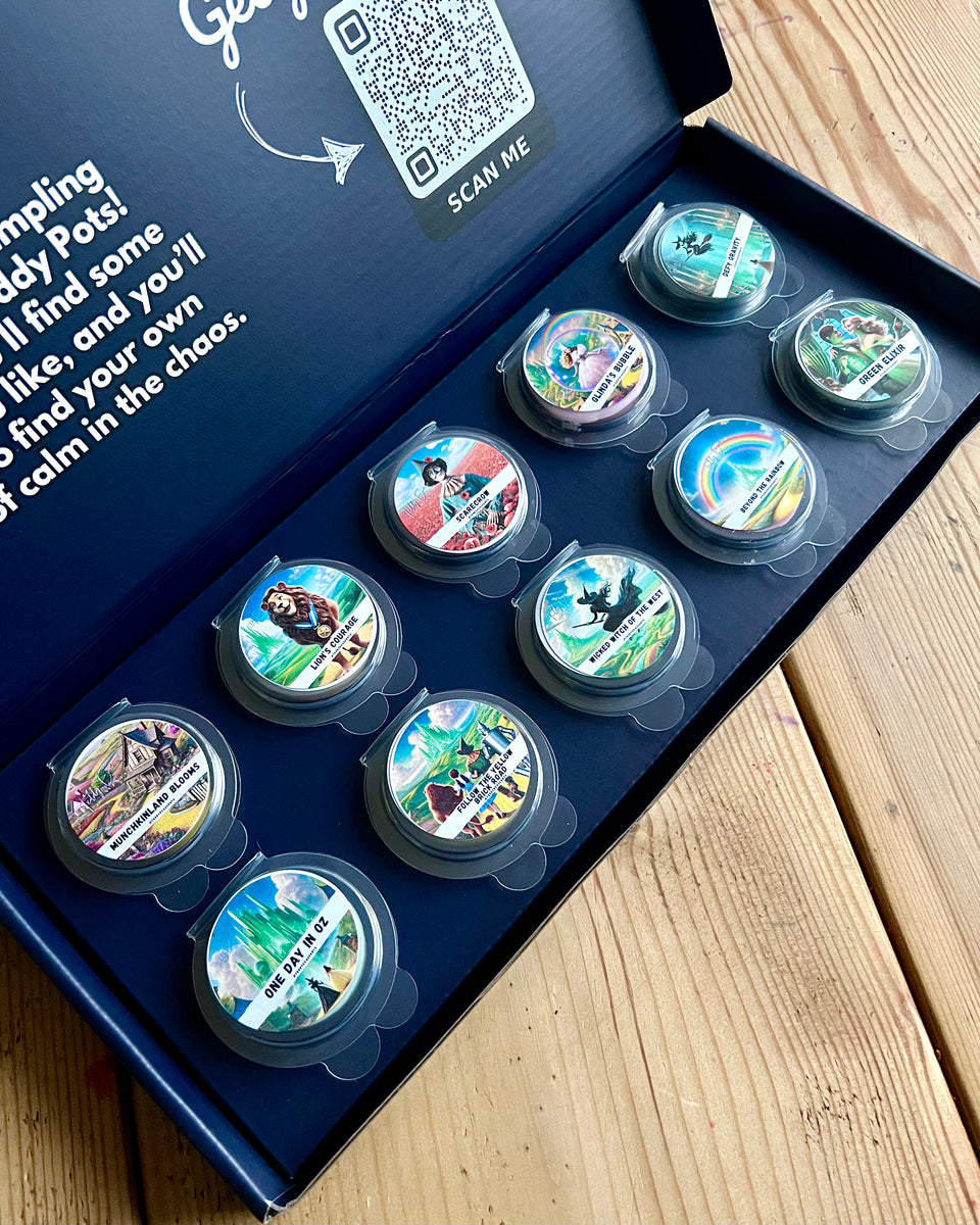 Teddy Pot Sample Box | Wax Melt Gift Box – Teddy Eva Scents