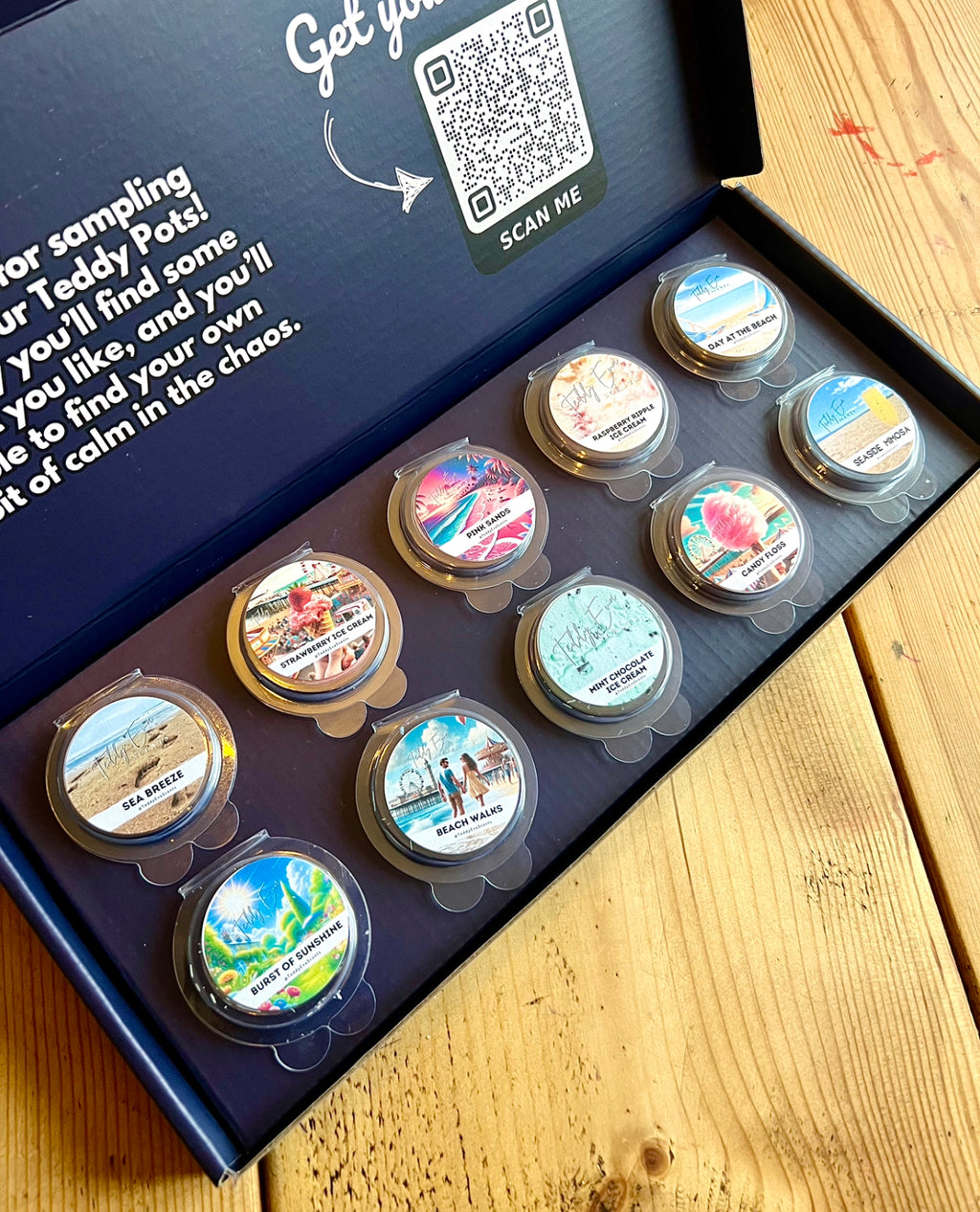 Teddy Pot Sample Box | Wax Melt Gift Box – Teddy Eva Scents